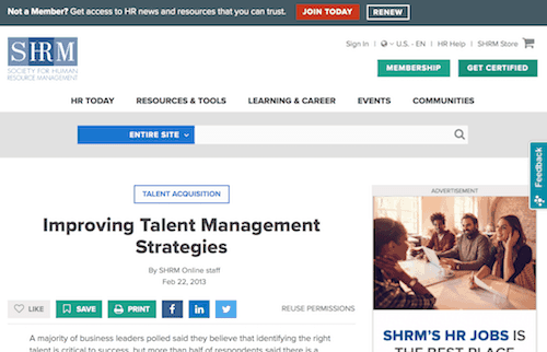Effective Talent Management: 50 Articles to Improve Your Strategy