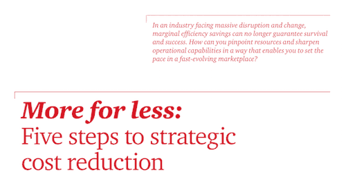 Winning Cost-Reduction Strategies for COOs - Wonolo