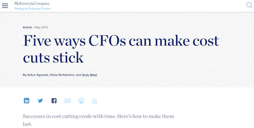 Winning Cost-Reduction Strategies for COOs - Wonolo